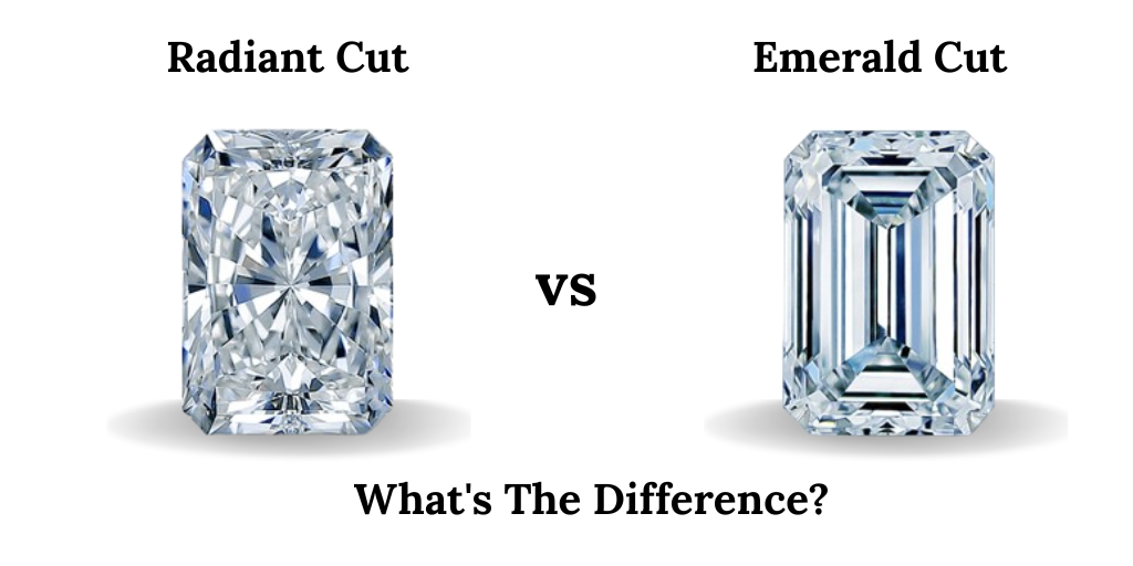 Radiant vs. Emerald Cut Diamonds - What's The Difference? – Kinaara Jewels